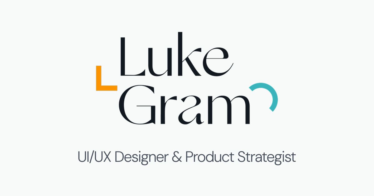 Luke Gram - UI/UX Designer & Product Strategist